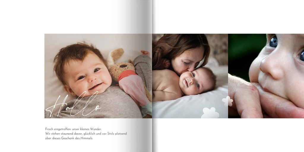 Mini Fotobuch gestalten | kartenliebe.ch